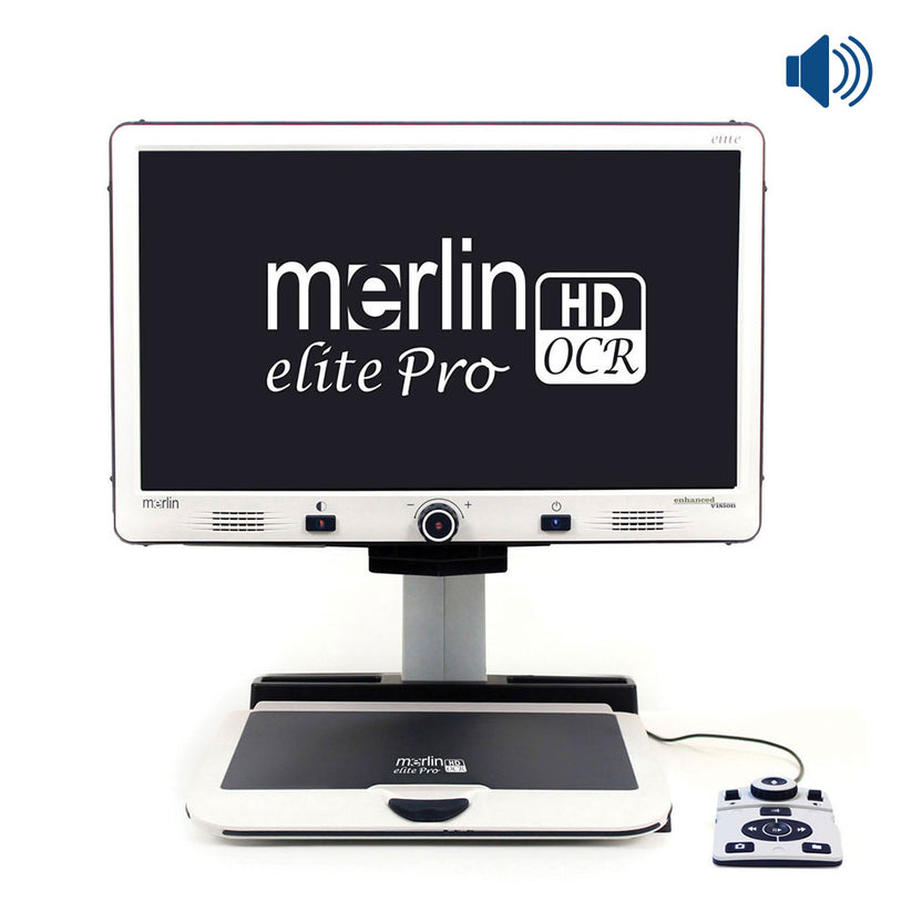 Merlin elite Pro video magnifier with Full-Page Text-to-Speech ...