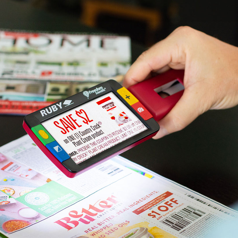 RUBY Handheld Video Magnifier – Vispero Store