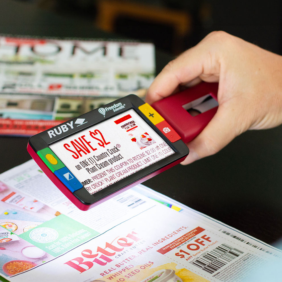 RUBY Handheld Video Magnifier – Vispero Store